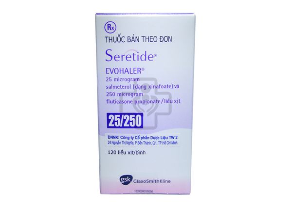 Seretide - Thuốc dự phòng hen, COPD