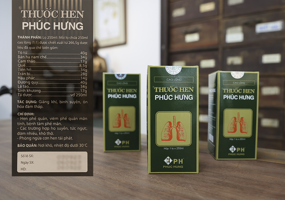 THUỐC HEN PHÚC HƯNG GIẢI QUYẾT ĐỜM NHƯ THẾ NÀO?